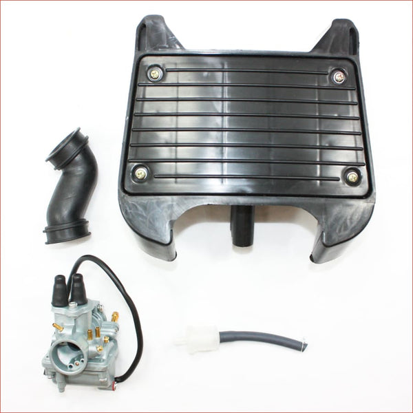 20MM CARBURETOR CARBY + BLACK AIR BOX YAMAHA PEEWEE 80 PW80 PY80 PIT ...