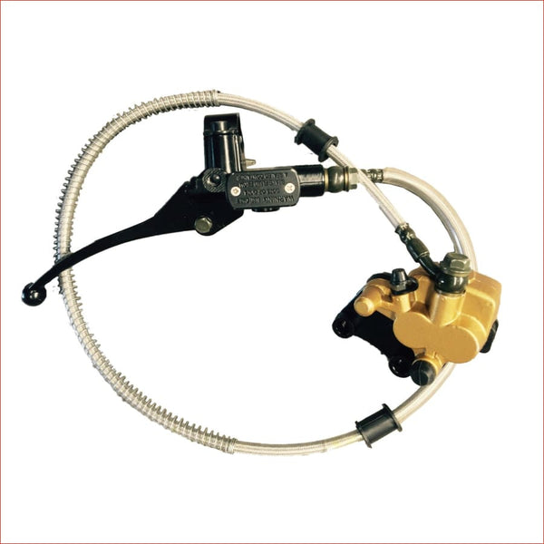 Hydraulic hand brake C - Hand lever brake setup | Helmetkarts Australia ...