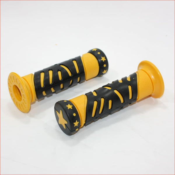 22mm STAR Hand Grips YELLOW - Blygo, Grips | Helmetkarts Australia Ltd ...